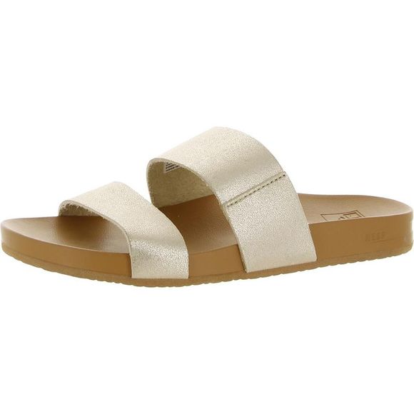 Reef | Shoes | Reef Womens Gold Slip On Casual Open Toe Slide Sandals ...